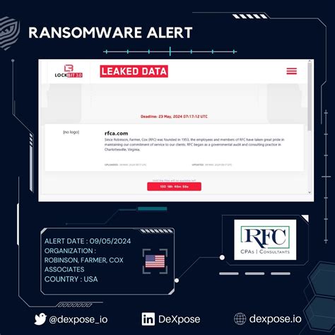 Dexpose On Linkedin Data Breach Data Leak Infosec Dark Web