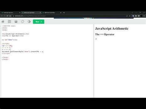 JS The Addition Assignment Operator JavaScript Operators YouTube