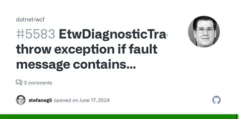 Etwdiagnostictrace Throw Exception If Fault Message Contains Certain Unicode Characters · Issue