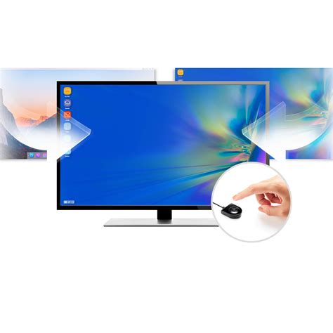 2 Port 4k Hdmi Usb C Kvm Dock Switch With Power Pass Through