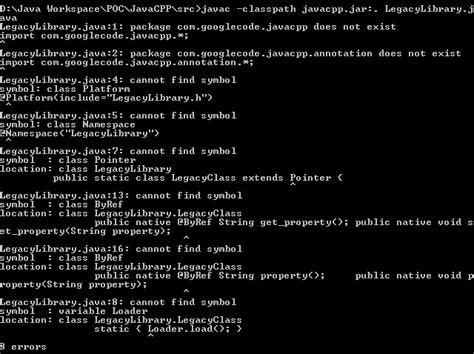 Jakarta Ee Want To Call C Code From Java Code Using JavaCPP