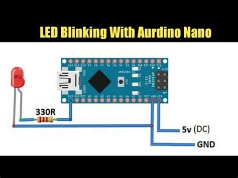 How To Blink LED With Arduino Nano Blinking LED With Arduino Ajay Inventions YouTube