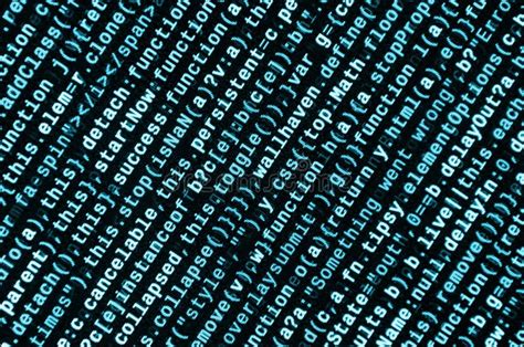 Código Do Javascript No Editor De Texto Conceito Do Cyberspace Da