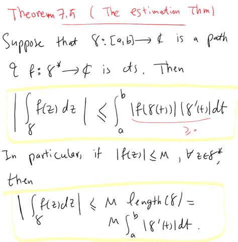 solved apply the estimation theorem i e theorem 7 5 proved