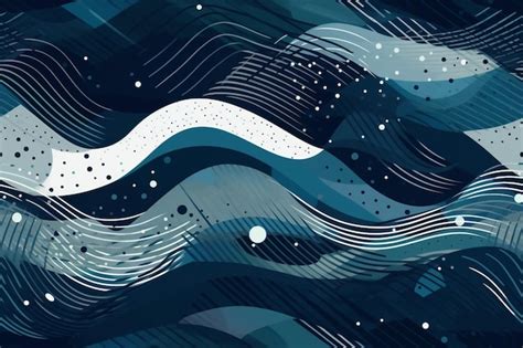 Premium Ai Image Dynamic Abstract Pattern Inspired By Music And Sound Waves Created With