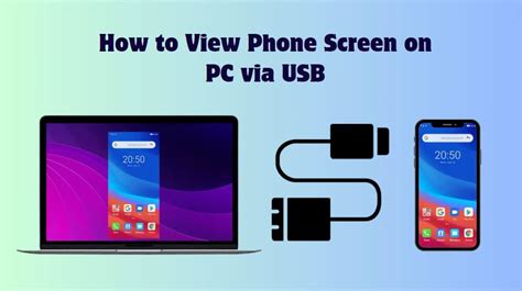 [full guide] how to view phone screen on pc via usb wireless