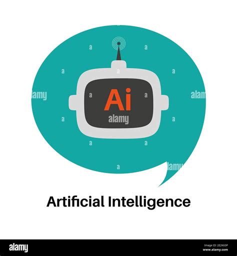 artificial intelligence ai chat bot vector illustration stock vector