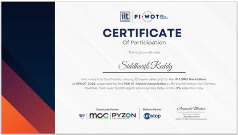 Siddharth Reddy On Linkedin Piwot2025 Hackathonexperience Innovation Neverstoplearning