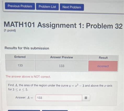 solved math101 assignment 1 problem 32 1 point results