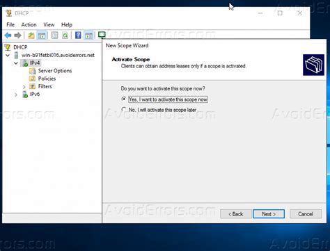 How To Setup And Configure Dhcp On Windows Server 2016 Avoiderrors