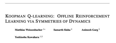 离线强化学习offline Rl系列7 状态处理kfc 通过动力学对称性的状态空间数据增强方法 知乎