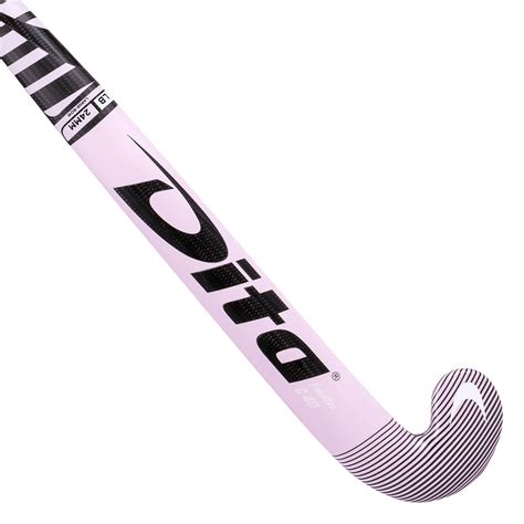 Stick Hóquei Campo Fibertecc40 Intermédio Low Bow 40 Carbono Adulto Rosa Claro Decathlon