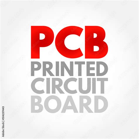 Pcb Printed Circuit Board Laminated Sandwich Structure Of Conductive And Insulating Layers