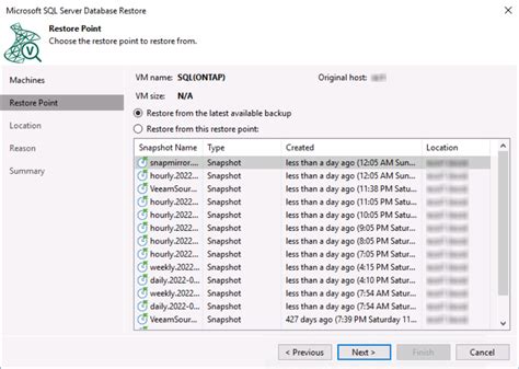 application item recovery for sql on veeam veeam community resource hub