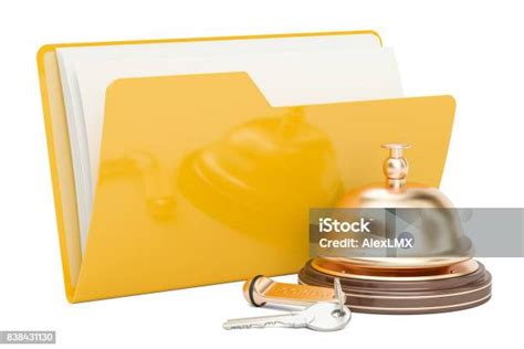 수신 벨 3d 렌더링에 고립 된 흰색 배경 컴퓨터 폴더 아이콘 일러스트레이션에 대한 스톡 사진 및 기타 이미지 일러스트레이션