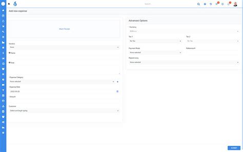 Features Expense Management Six Erp