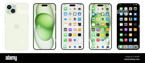 New Green Iphone Apple Inc Smartphone With Ios Locked Screen Phone Navigation Page
