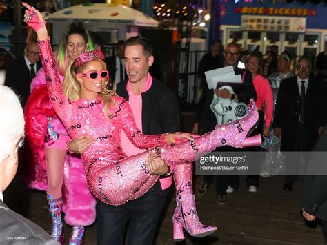 Paris Hilton And Carter Reum Are Seen On November 11 2022 In Los