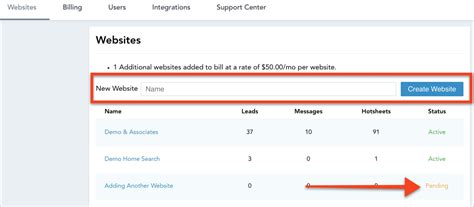 Multiple Websites And How To Add Another Website To My Account Showcase IDX Support Center