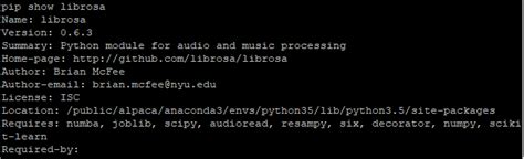 Python ImportError No Module Named Librosa Or Other Library Solution Programmer Sought