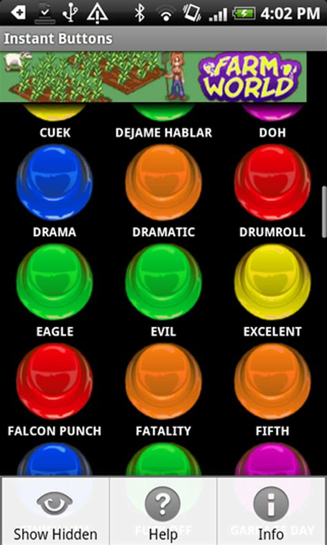 Instant Buttons Per Android Download