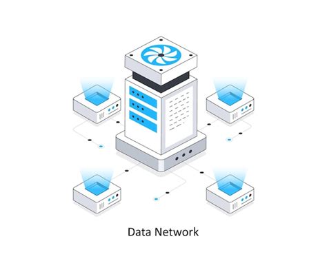 Premium Vector Server Room Isometric Stock Illustration Eps File