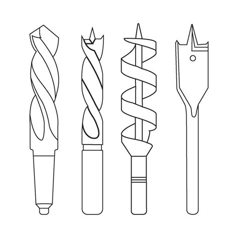 Drill Bit Icon 46659016 Vector Art At Vecteezy