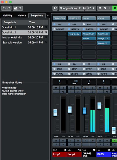 Cubase Exporting Different Mixes From A Project