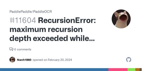 Recursionerror Maximum Recursion Depth Exceeded While Calling A Python