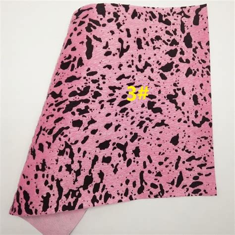 Pink Glitter Fabric Suede Synthetic Leather Faux Vicedeal
