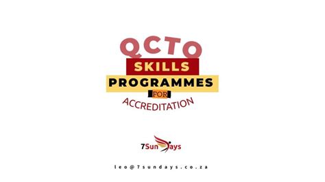 QCTO Agriculture Qualifications For AGRISETA Accreditation Sundays
