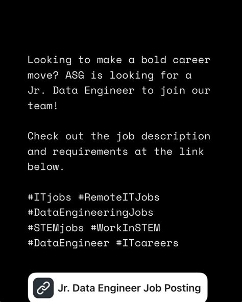 Itjobs Remotework Jobsinstem Dataengineer Dataengineeringjobs Techcareers Anchulee R