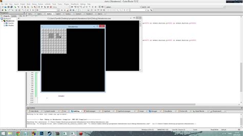 C Minesweeper Test 002 Youtube