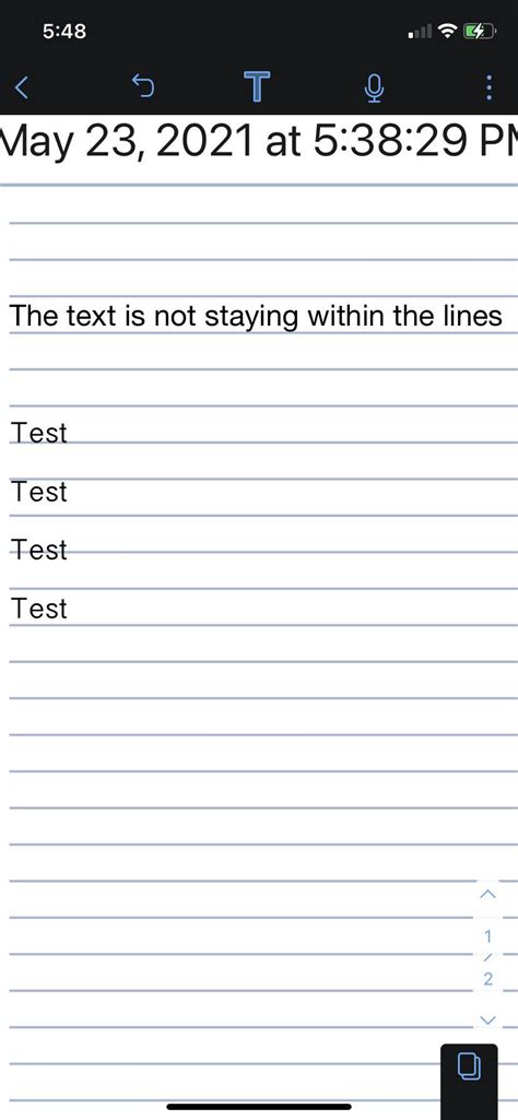 The Text Is Not Within The Lines R Notabilityapp