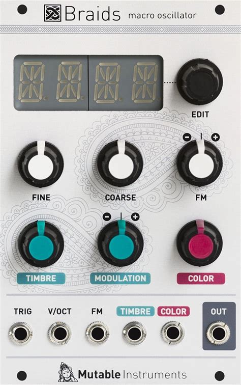 Mutable Instruments Braids Eurorack Module On ModularGrid