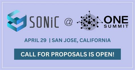 sonic on linkedin sonic onesummit nos sonic sonicworkshop