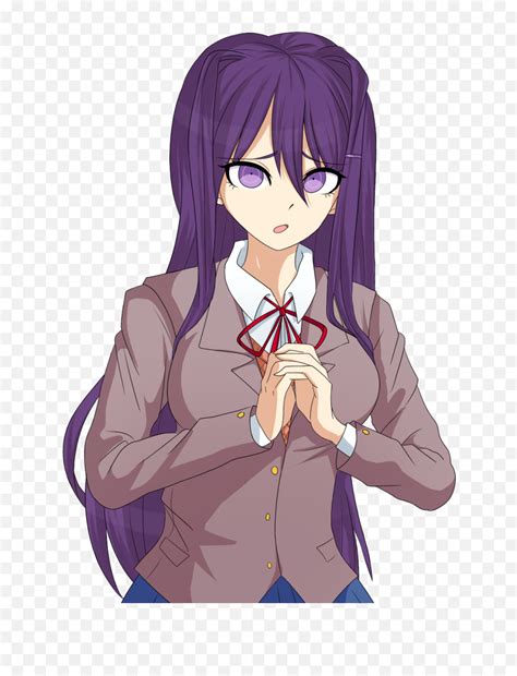Fanartdanganronpa Doki Yuri Yuri Ddlc Danganronpa Sprite Pngyuri Png