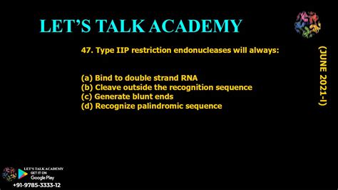 Type Iip Restriction Endonucleases And Their Characteristics