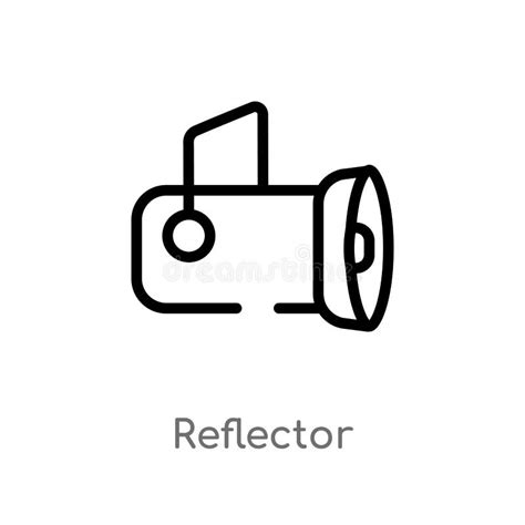 Reflector Isolated Icon Simple Element Illustration From Electronic