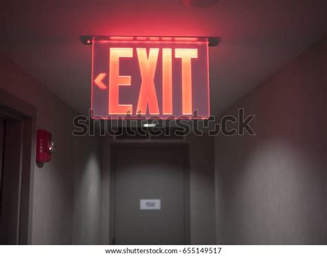 Exit Sign Over 69 764 Royalty Free Licensable Stock Photos Shutterstock