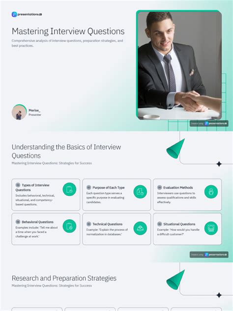 Mastering Interview Questions Strategies For Success Pdf