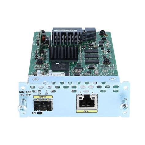Cisco NIM GE CU SFP WAN Network Interface Module Crystal Vision Solutions