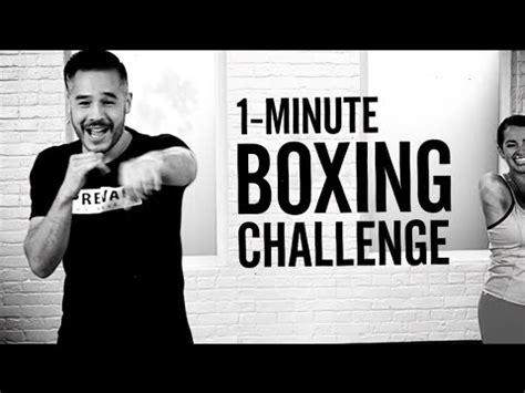 One Minute Boxing Challenge Youtube