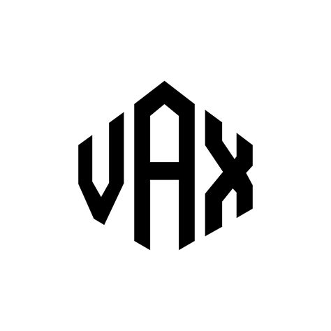 Vax Letter Logo Design With Polygon Shape Vax Polygon And Cube Shape Logo Design Vax Hexagon