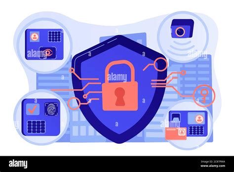 Access Control System Concept Vector Illustration Stock Vector Image