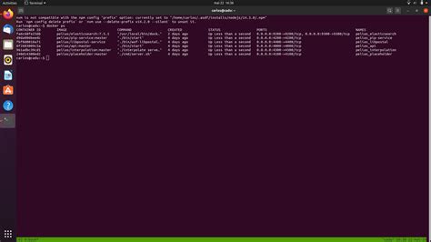 Docker Ps Is Running The Containers Stack Overflow