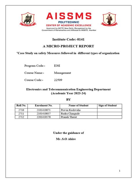 Microproject Report Management 1 Download Free Pdf Occupational