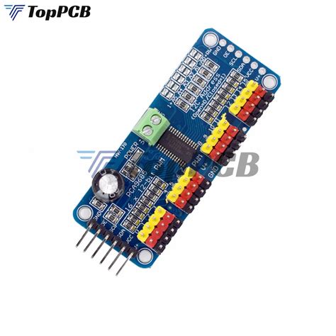 PCA9685PW 16 Channel 12 Bit PWM Servo Shield Driver I2C Interface PCA9685 Module For Raspberry