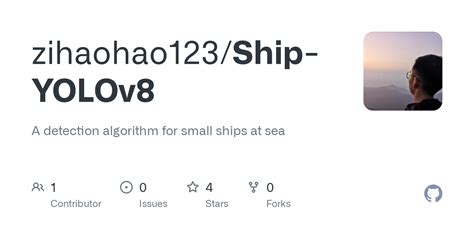 Github Zihaohao123ship Yolov8 A Detection Algorithm For Small Ships