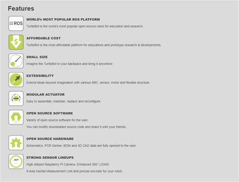 Dynamixel System Turtlebot 3 Robotis